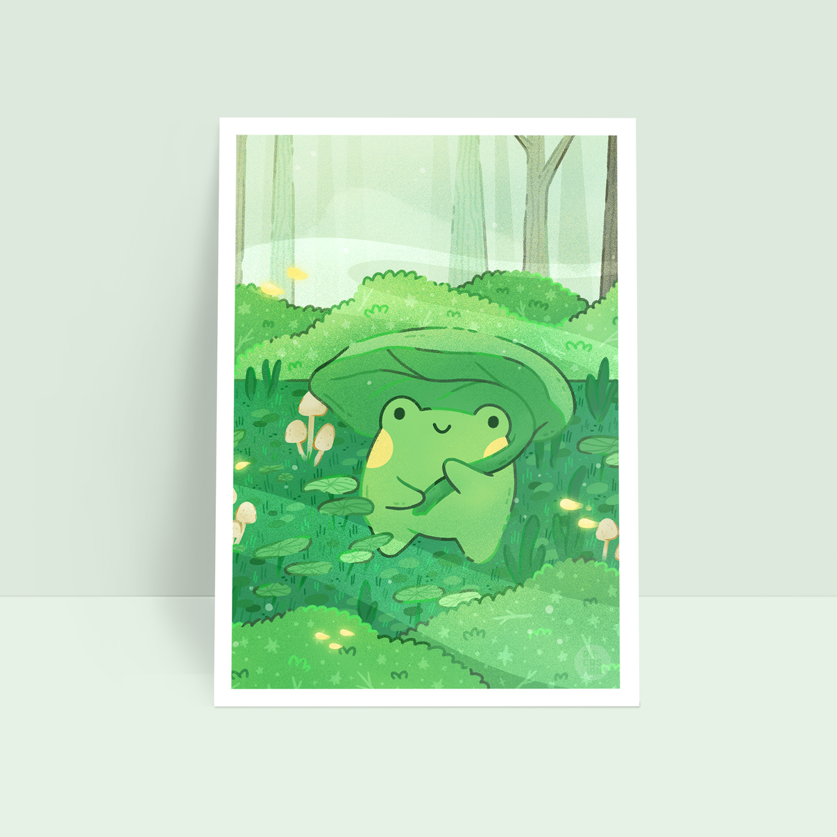 Frog of the Forest 6x8 Art Print – Arcasian